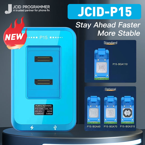 JCID JC P15 Hard Disk Programmer for IPhone 6-15 Pro MAX NAND SYSCFG ...