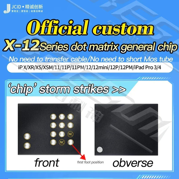 JCID Dot Matrix Cable For iPhone X/XR/XS 11/12/13/14 Pro Max Mini Dot ...